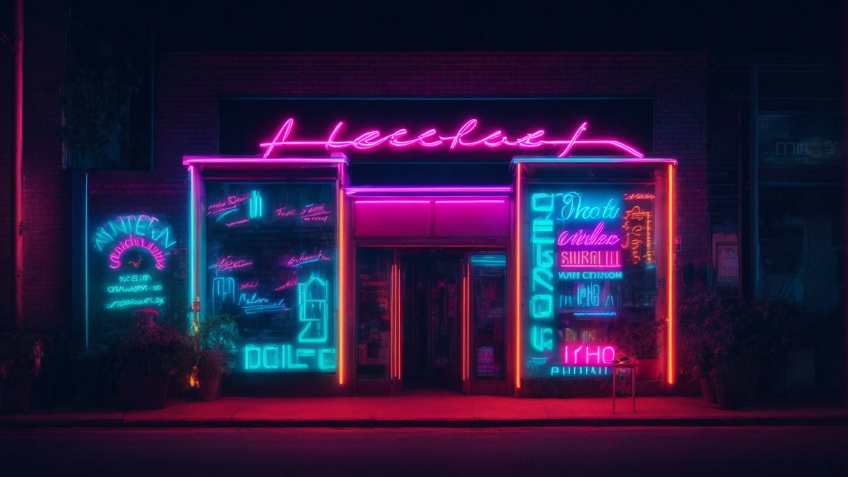 Neon Typography: The Artistry Behind Neon Lettering