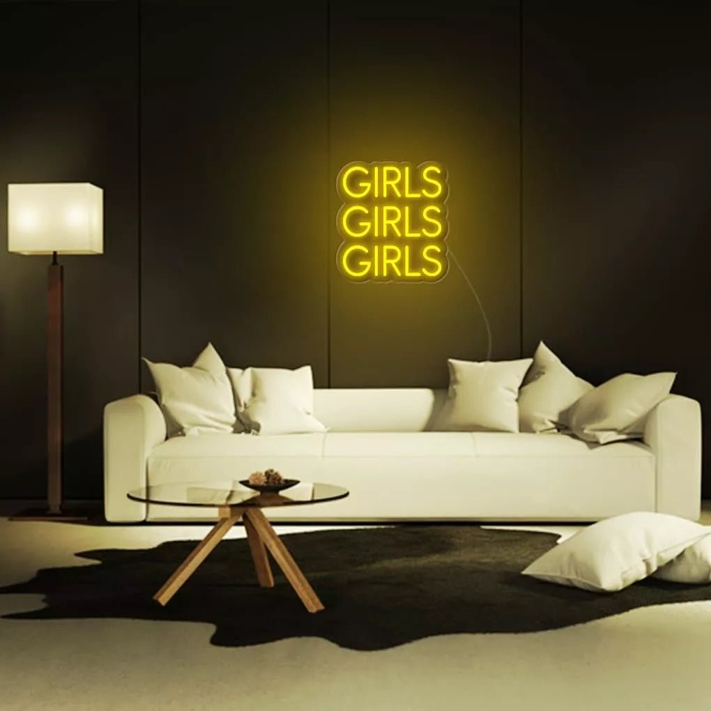 GIRLS Neon Sign - Custom Colors & Sizes Available
