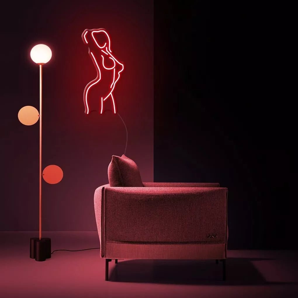 Woman Pose Neon Sign – Elevate Your Space